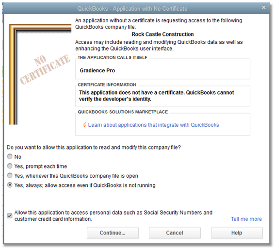 TimeClock - Integrating with QuickBooks – Gradience Support